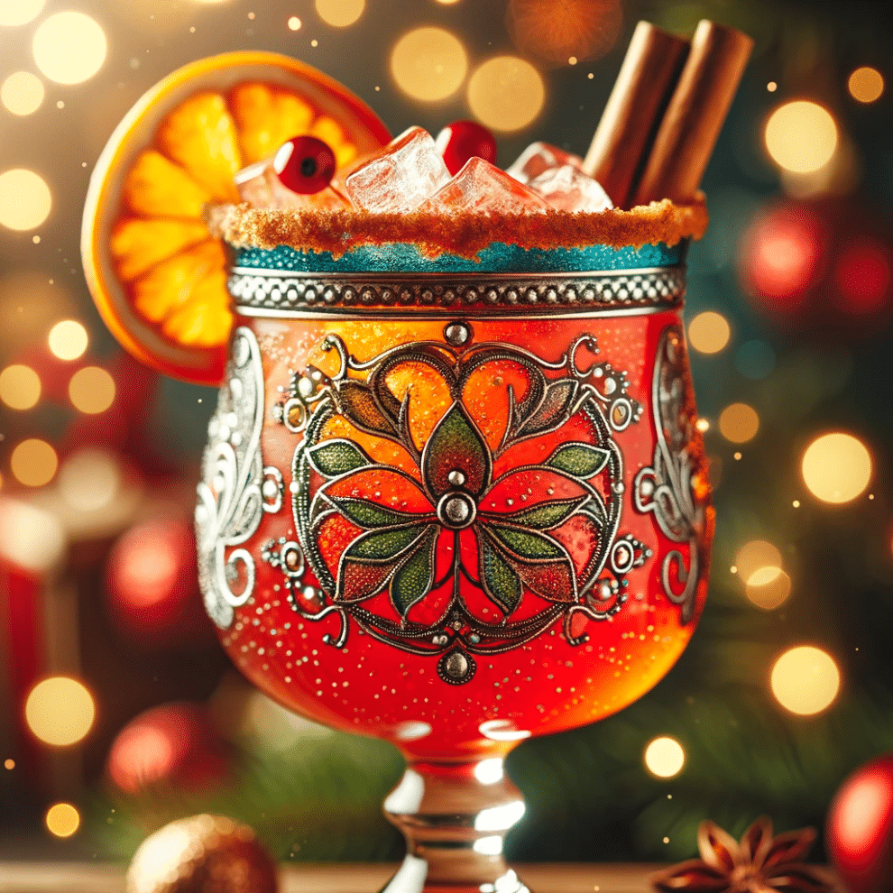 Punch de Noël aux Épices - Recette Facile de Mocktail Festif